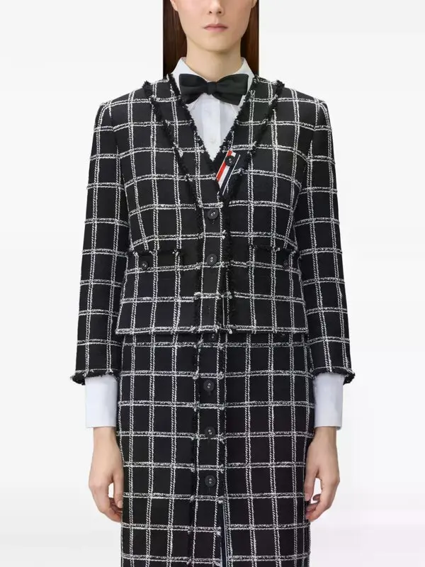 Thom Browne Windowpane Houndstooth Blazer