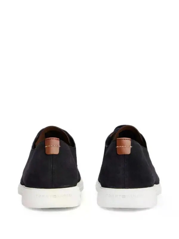 Tommy Hilfiger Moc Toe Suede Lace-up Derby Shoes
