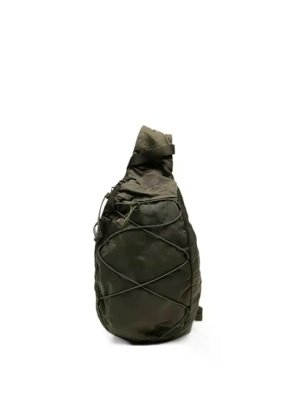 C.P. COMPANY Logo-motif Messenger Bag - Green
