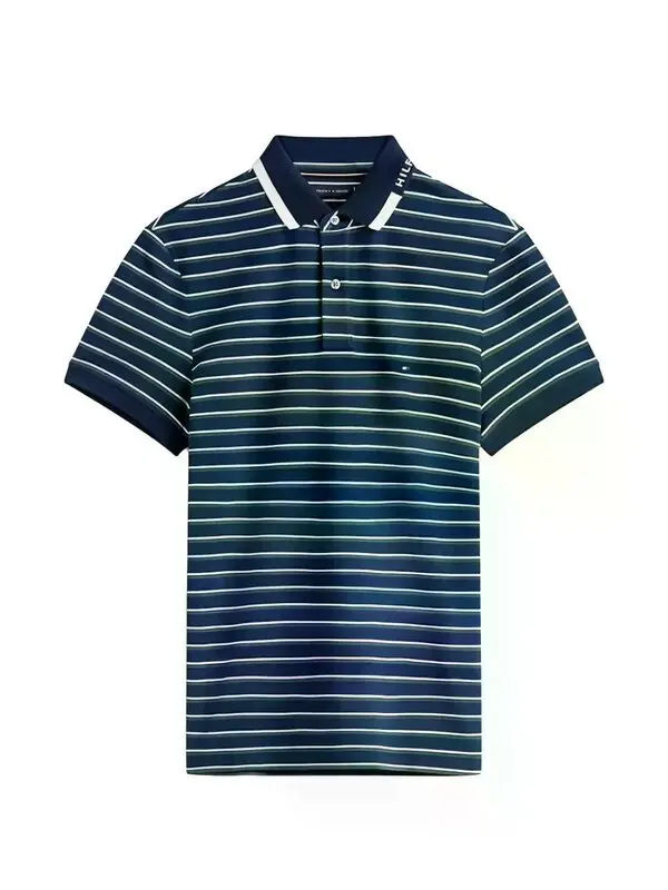 Tommy Hilfiger Striped-pattern Polo Shirt