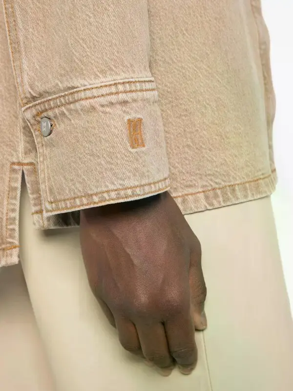 BY MALENE BIRGER Logo-embroidered Denim Shirt
