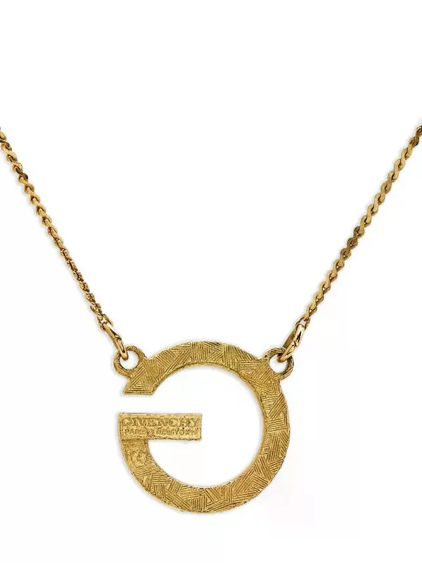 Givenchy Oval G Pendant Necklace