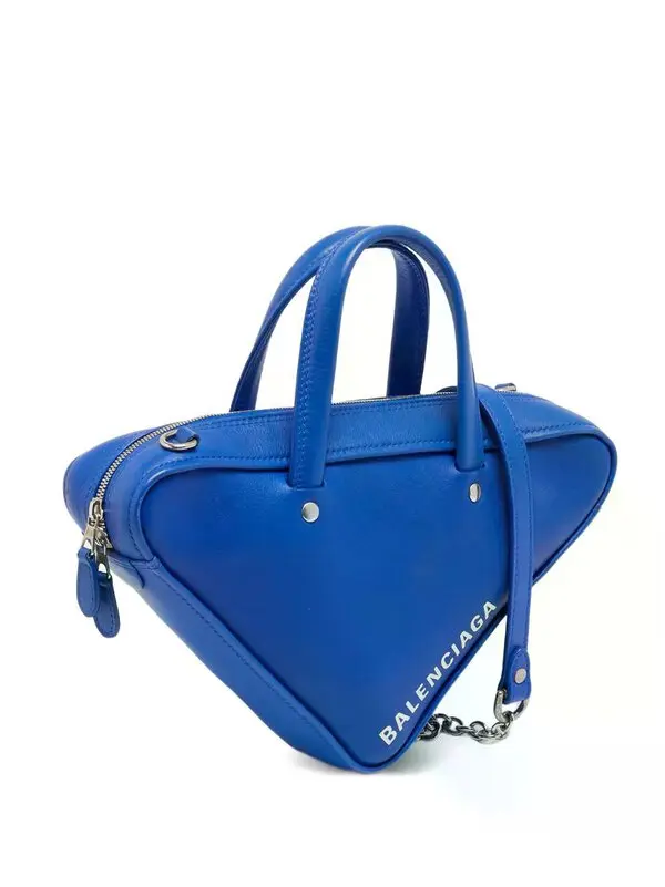 Balenciaga Triangle Duffle Shoulder Bag - Blue