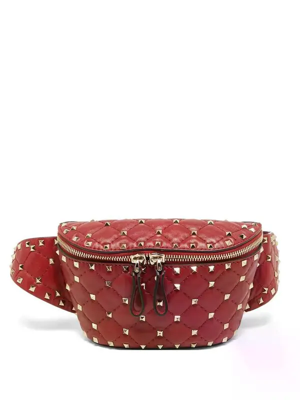 Valentino Garavani Rockstud Spike Belt Bag - Red