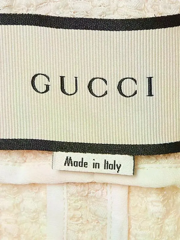 Gucci Embroidered Tweed Skirt