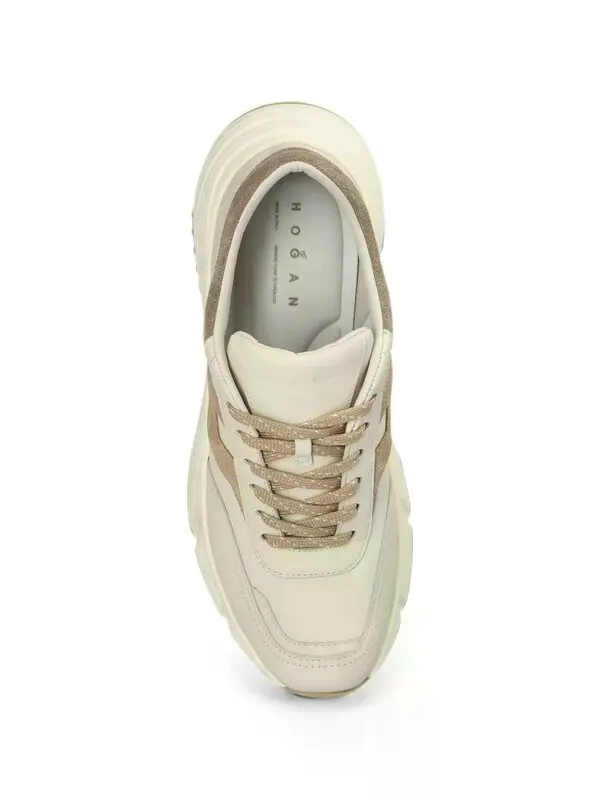 Hogan Logo-patch Suede-panel Sneakers