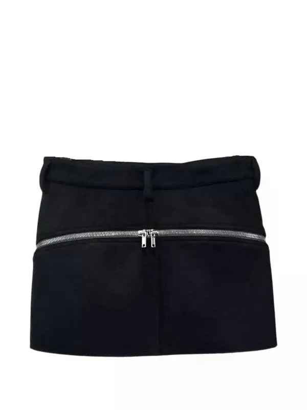 Rick Owens Zip-detail Denim Skirt