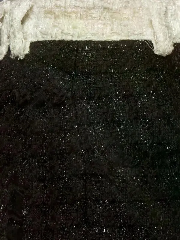 Balmain Embellished-details Tweed Shorts