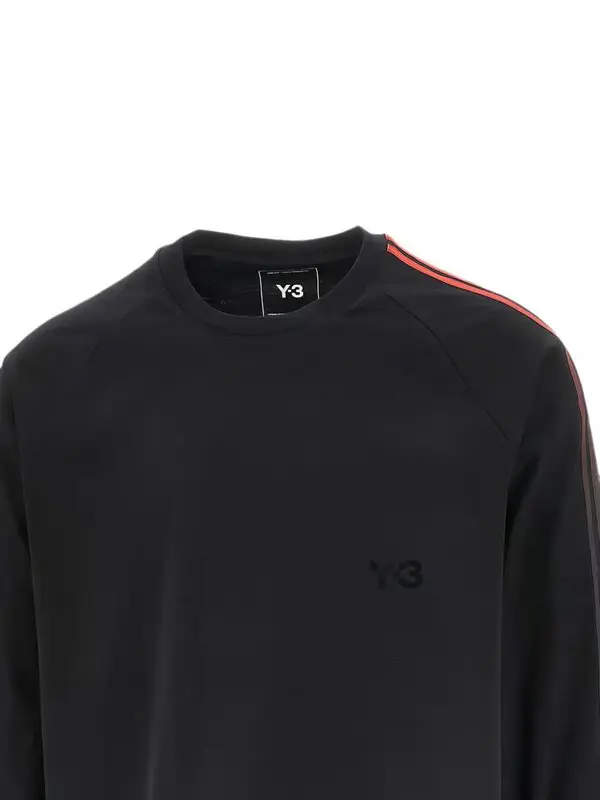Y3 Raglan-sleeve Side-stripe T-shirt