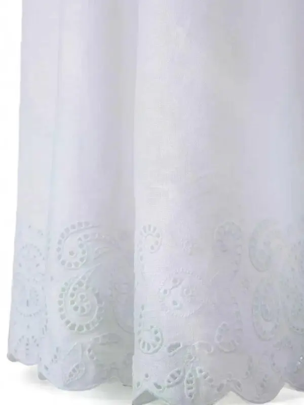 Staud Broderie-anglaise Halterneck Dress