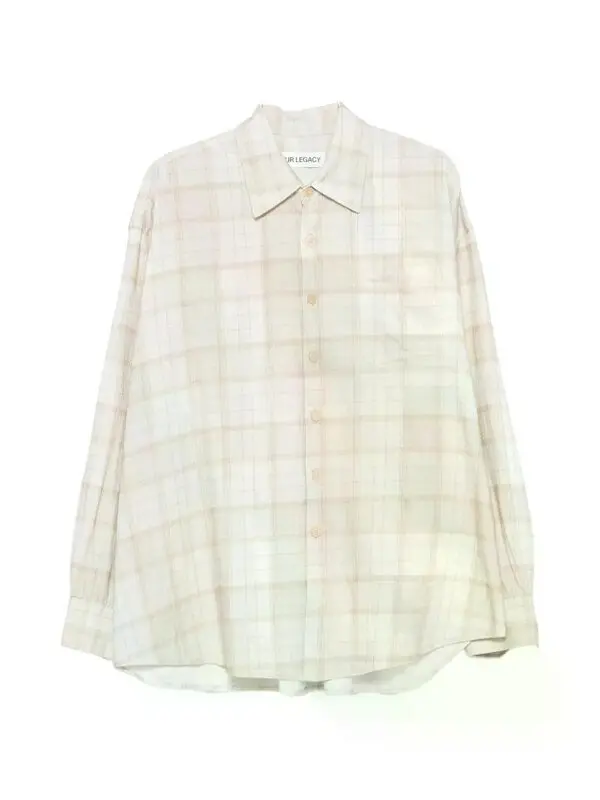 Our Legacy Borrowed Check-print Shirt