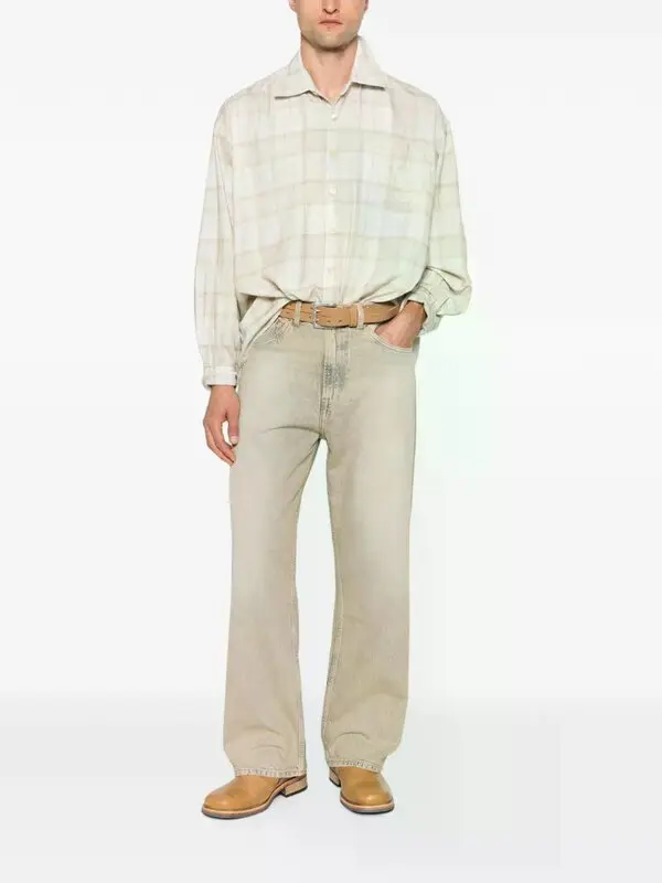 Our Legacy Borrowed Check-print Shirt