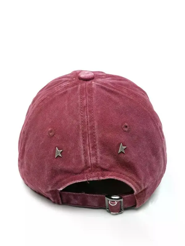 GOLDEN GOOSE Logo Patch Star-stud Baseball Cap