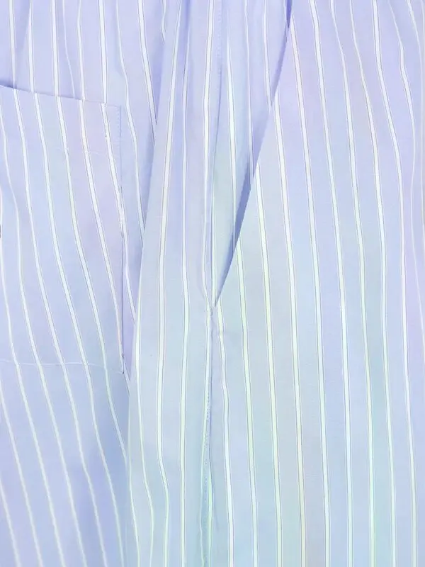 THE FRANKIE SHOP Striped Cotton Shorts