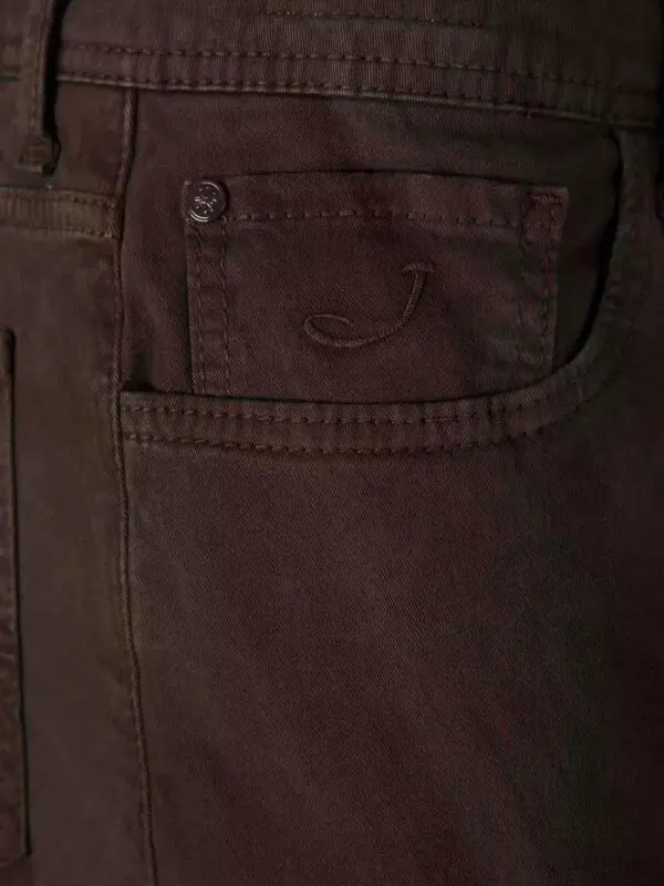 Jacob Cohen Logo-patch Slim-fit Jeans