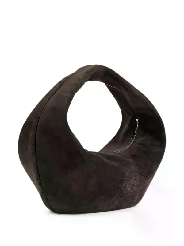 Khaite Olivia Suede Top-handle Shoulder Bag