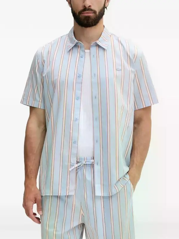 Lacoste Vertical-stripe Cotton Shirt