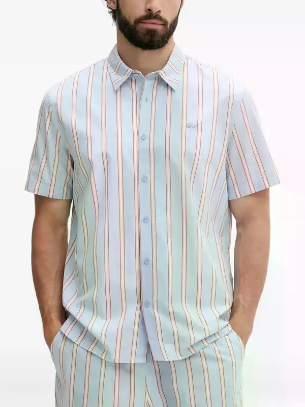 Lacoste Vertical-stripe Cotton Shirt
