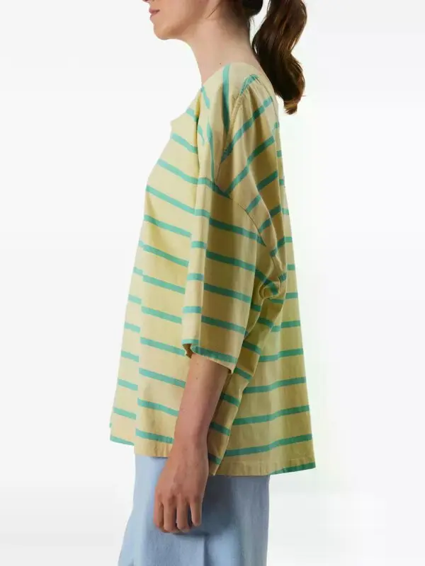 American Vintage Striped Cotton T-shirt