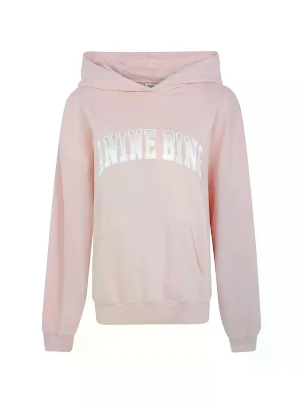 ANINE BING Logo-embroidered Hoodie