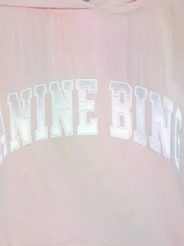 ANINE BING Logo-embroidered Hoodie