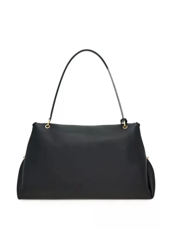FERRAGAMO Gancini Shoulder Bag - Black