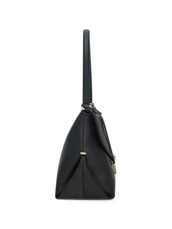 FERRAGAMO Gancini Shoulder Bag - Black