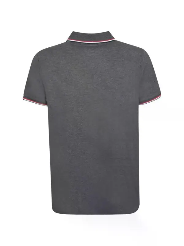Moncler Logo-patch Tipped Polo Shirt