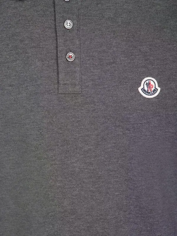 Moncler Logo-patch Tipped Polo Shirt