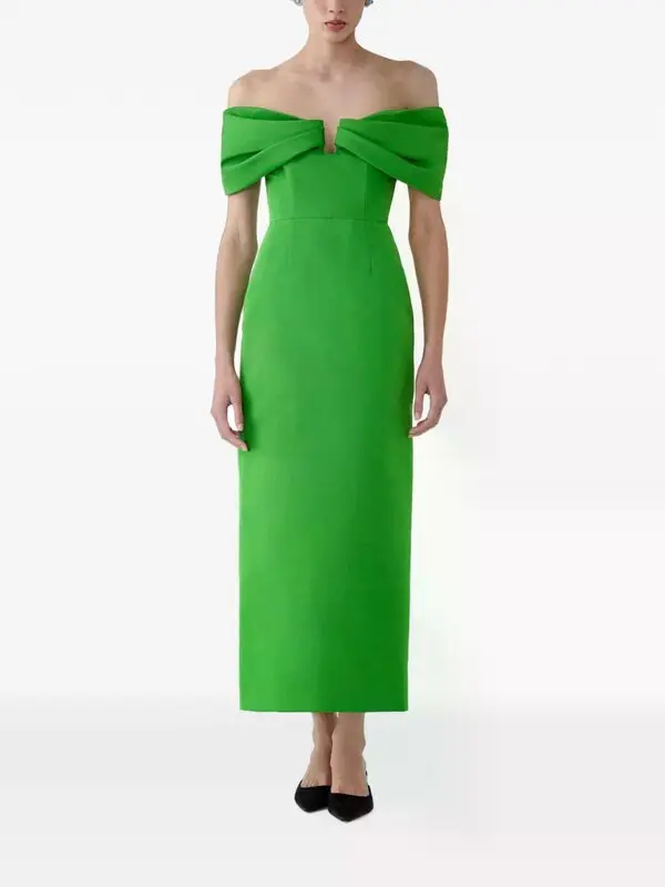 Carolina Herrera Off-shoulder Maxi Dress