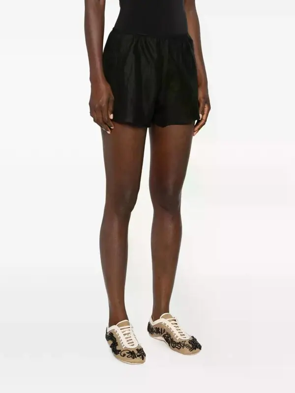 DÔEN Loren Linen Shorts - Black