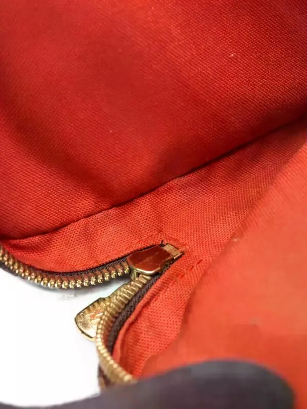 LOUIS VUITTON 2002 Geronimos Damier Ebene Belt Bag