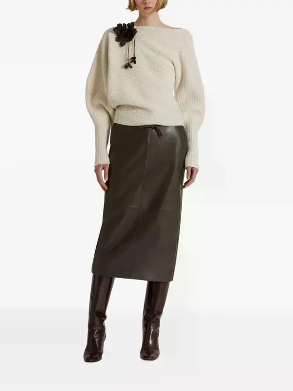 Alberta Ferretti Tie-waist Skirt
