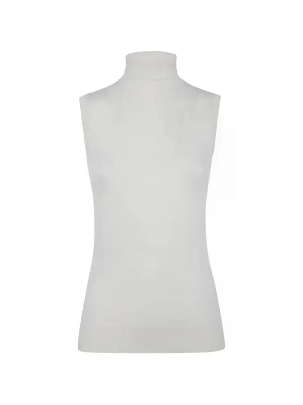 Max Mara Sleeveless Turtleneck Top