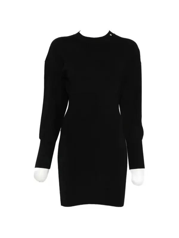 ANINE BING Ribbed-knit Long-sleeve Dress