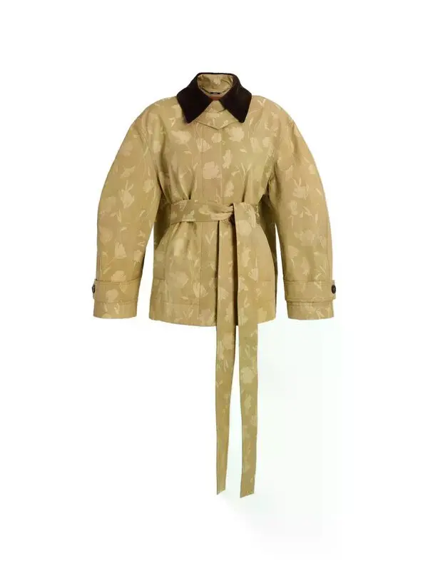 Erdem Poppy Jacquard Oversized Jacket