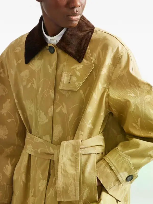 Erdem Poppy Jacquard Oversized Jacket