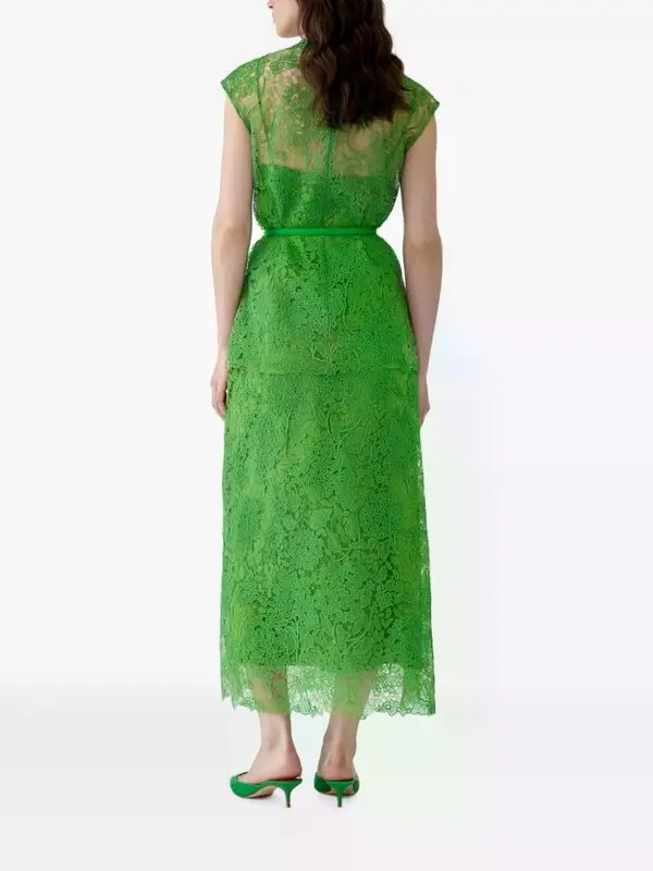 Carolina Herrera Lace Midi Skirt