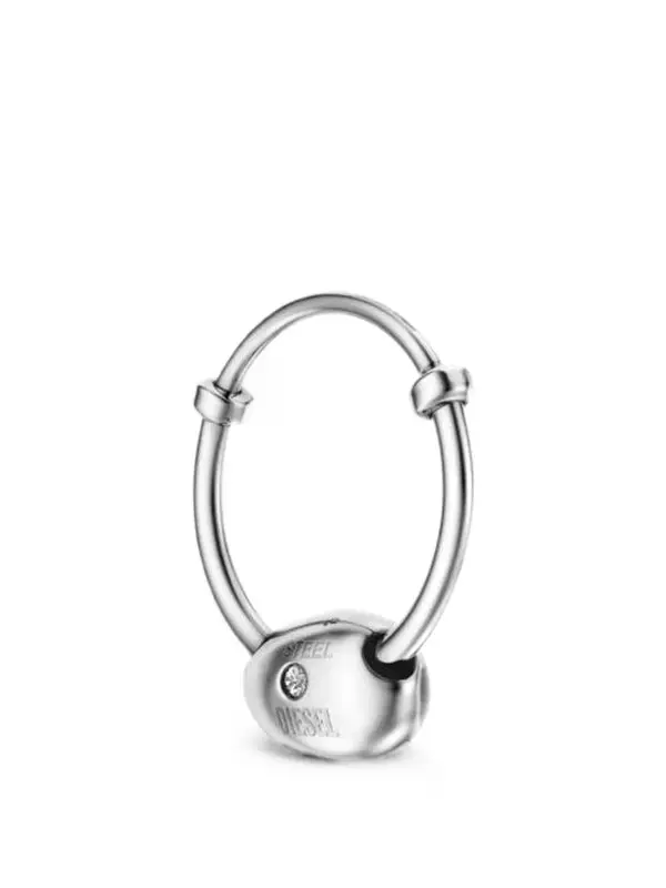 DIESEL® Stainless Steel Hoop Earring