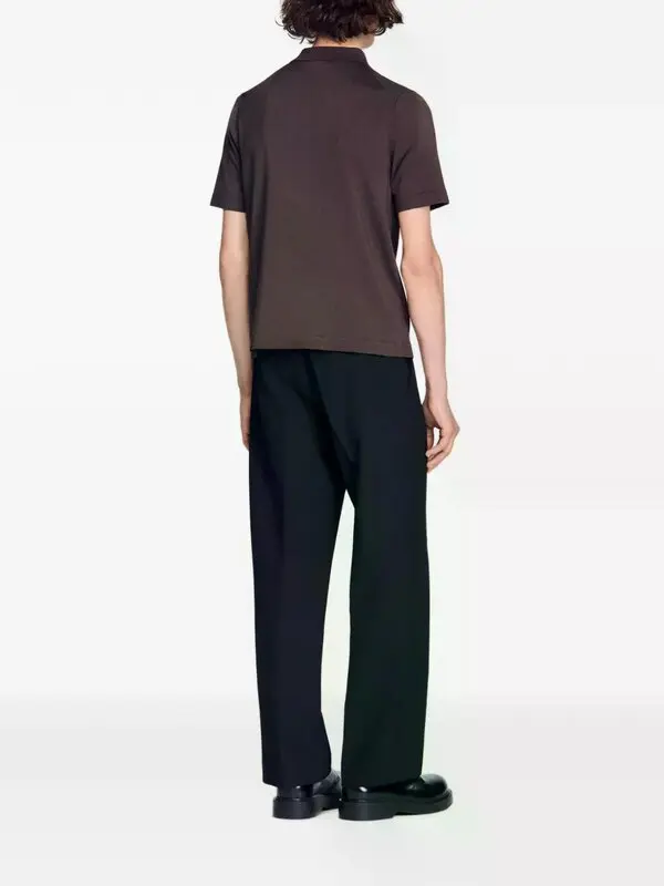 Sandro Zip-fastening Polo Shirt