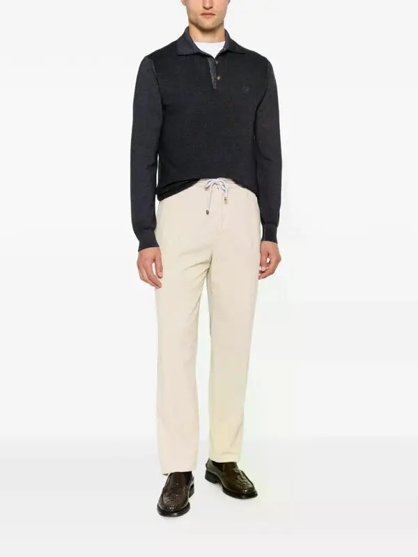 Brunello Cucinelli Pleated Drawstring-waist Trousers
