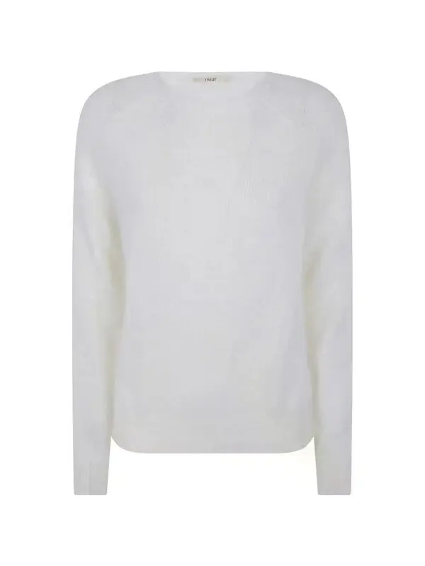 NUUR Round-neck Raglan-sleeve Sweater