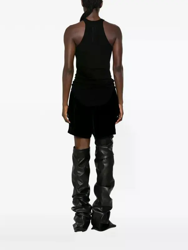 Rick Owens Ribbed Curved-hem Tank Top