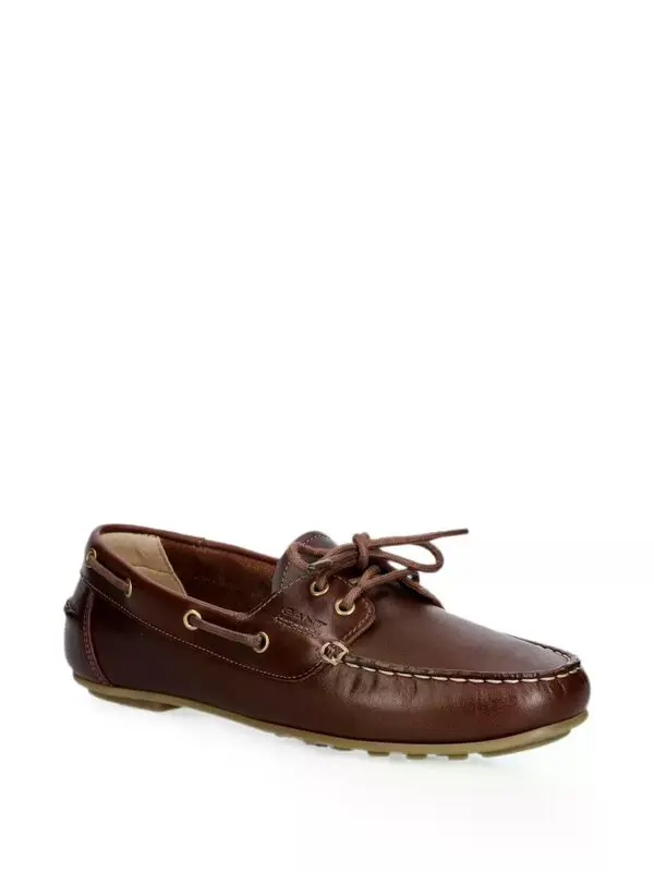 Gant Lace-up Leather Boat Shoes