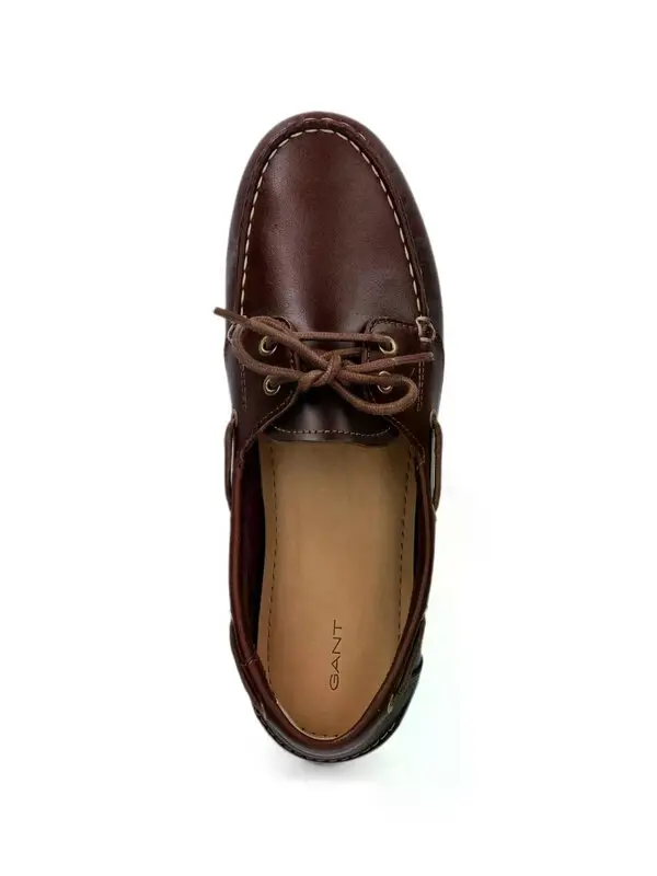 Gant Lace-up Leather Boat Shoes