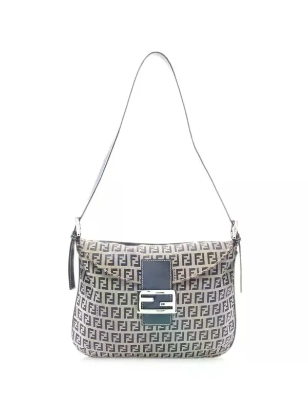 Fendi 2000s Zucchino Mamma Baguette Shoulder Bag