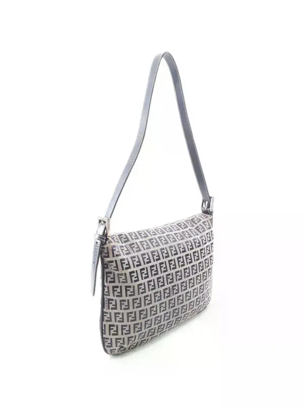 Fendi 2000s Zucchino Mamma Baguette Shoulder Bag