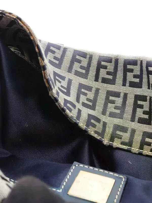 Fendi 2000s Zucchino Mamma Baguette Shoulder Bag