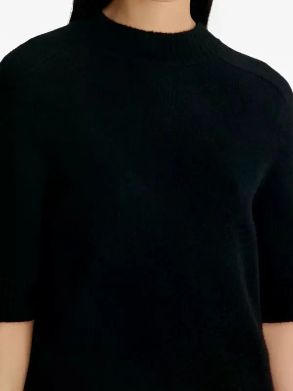Loulou De Saison Ruth Stand-collar Cashmere Jumper