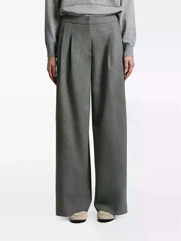 Peserico Pleated Trousers - Grey